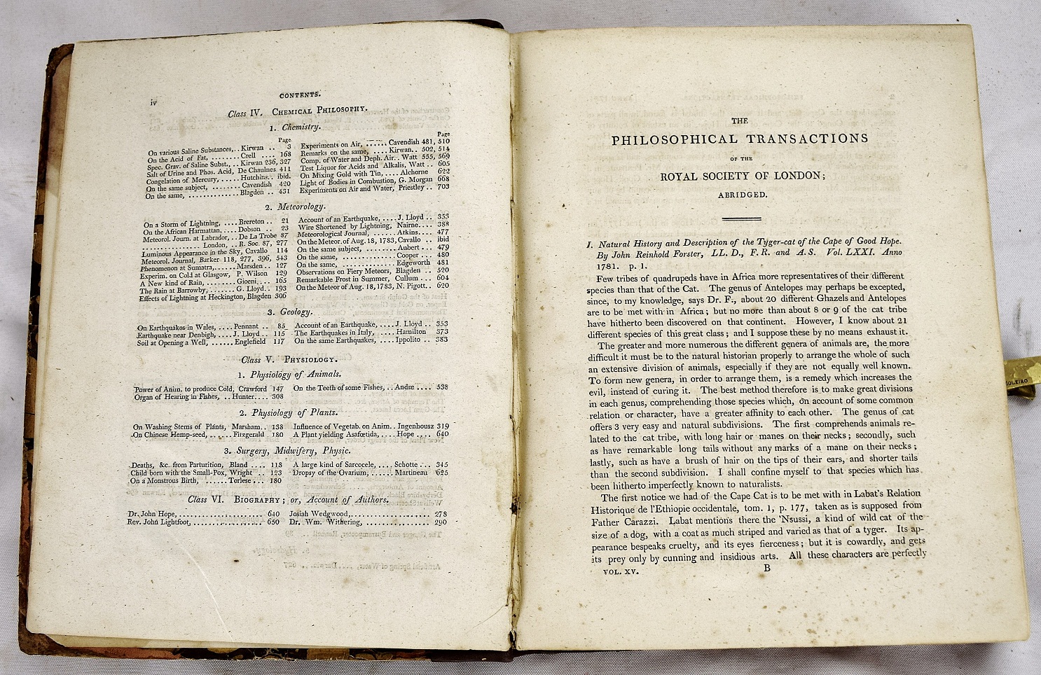 The Philosophical Transactions of the Royal Society of London, from Their Commencement, in 1665 ...